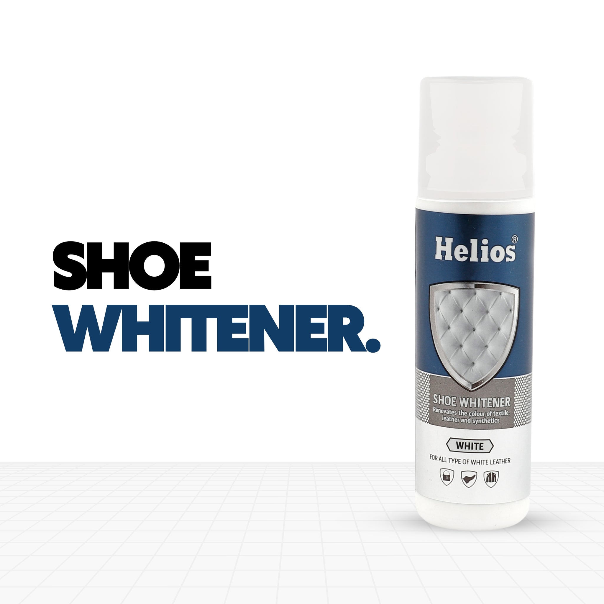 Helios Shoe Whitener 75 ML - Whitening Cream – Advanced Polymer Formula ...