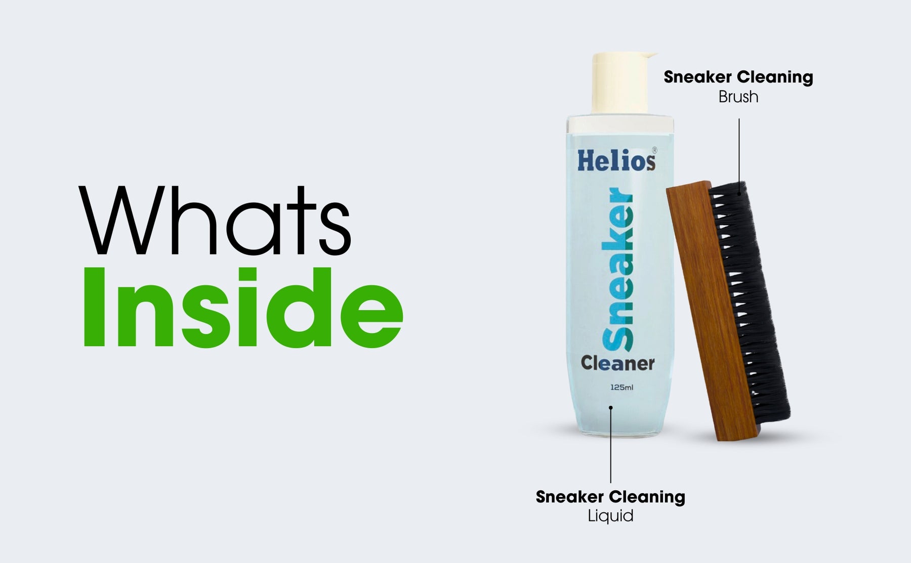 Helios Super Sneaker Cleaner 125 ML - Eco-Friendly Cleaning Solution ...